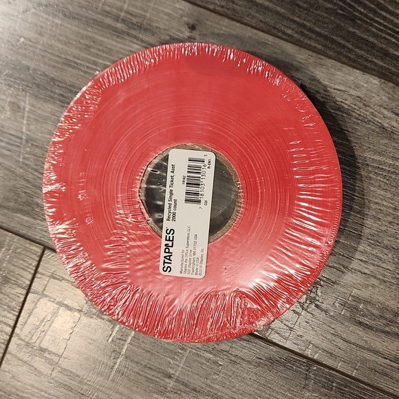 Staples | Other | Nwt Staples Recycled Single Ticket Roll 200 Count ...